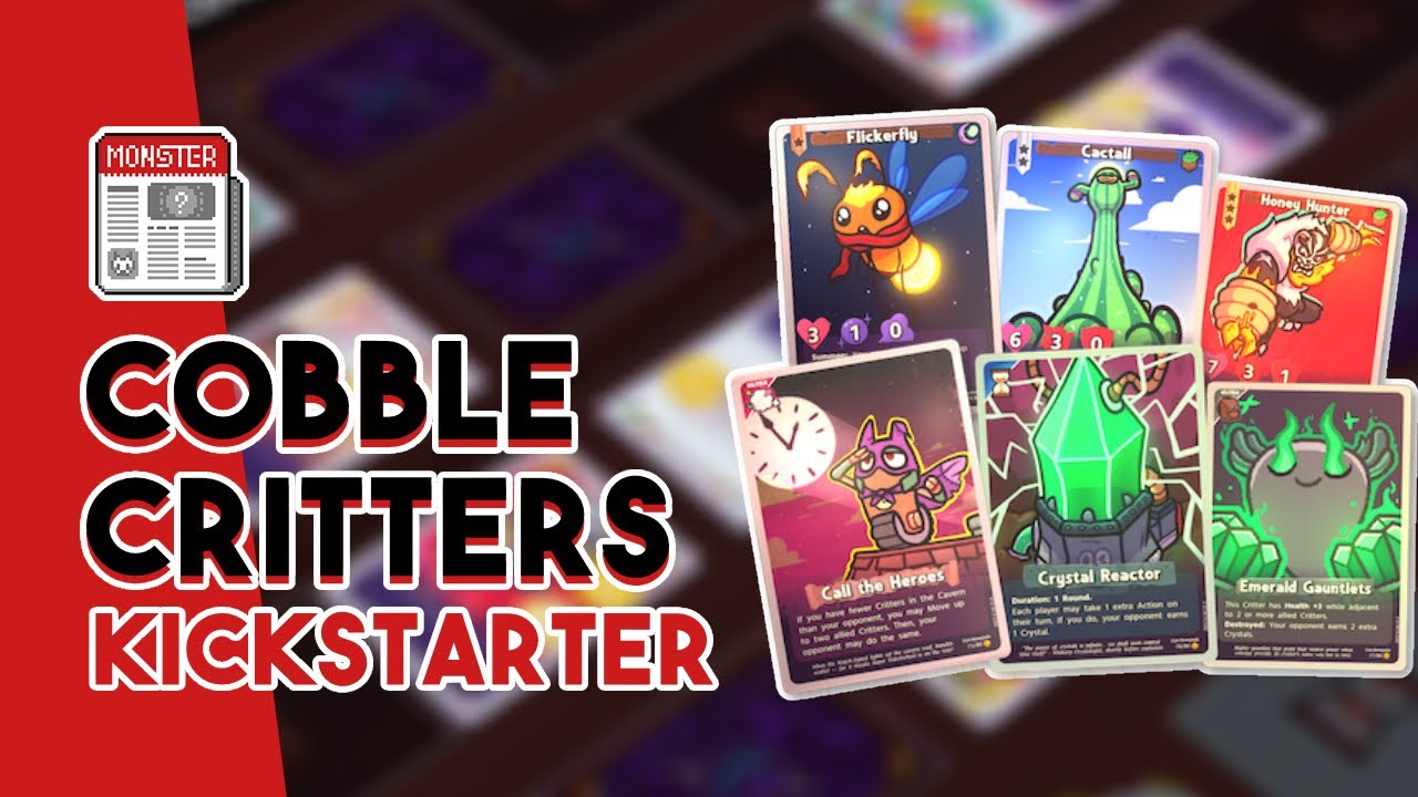 New Tabletop Monster Taming Card Game! | CobbleCritters Kickstarter is ...