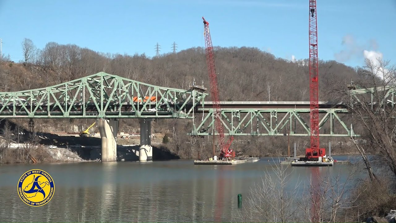 Donald M Legg Bridge Lowering December 2022 - YouTube