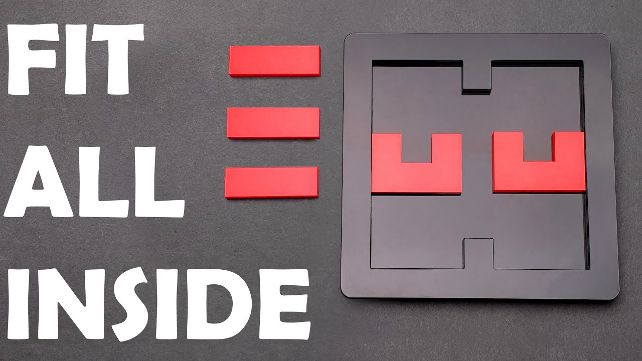Fit all 5 parts inside the tray. Anti-slide puzzle #shorts - YouTube