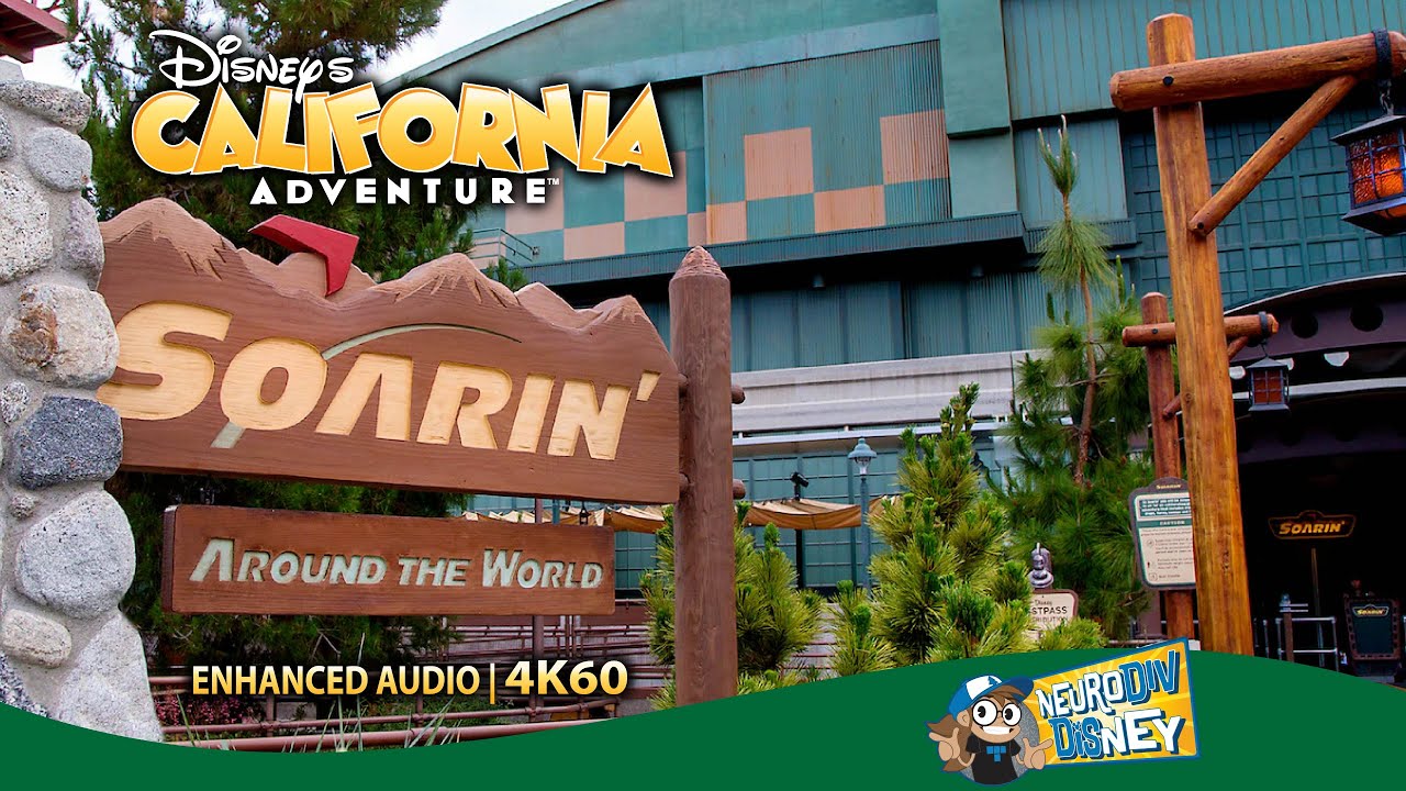 [JAN 2024] SOARIN AROUND THE WORLD - FULL RIDE & QUEUE - DISNEY ...