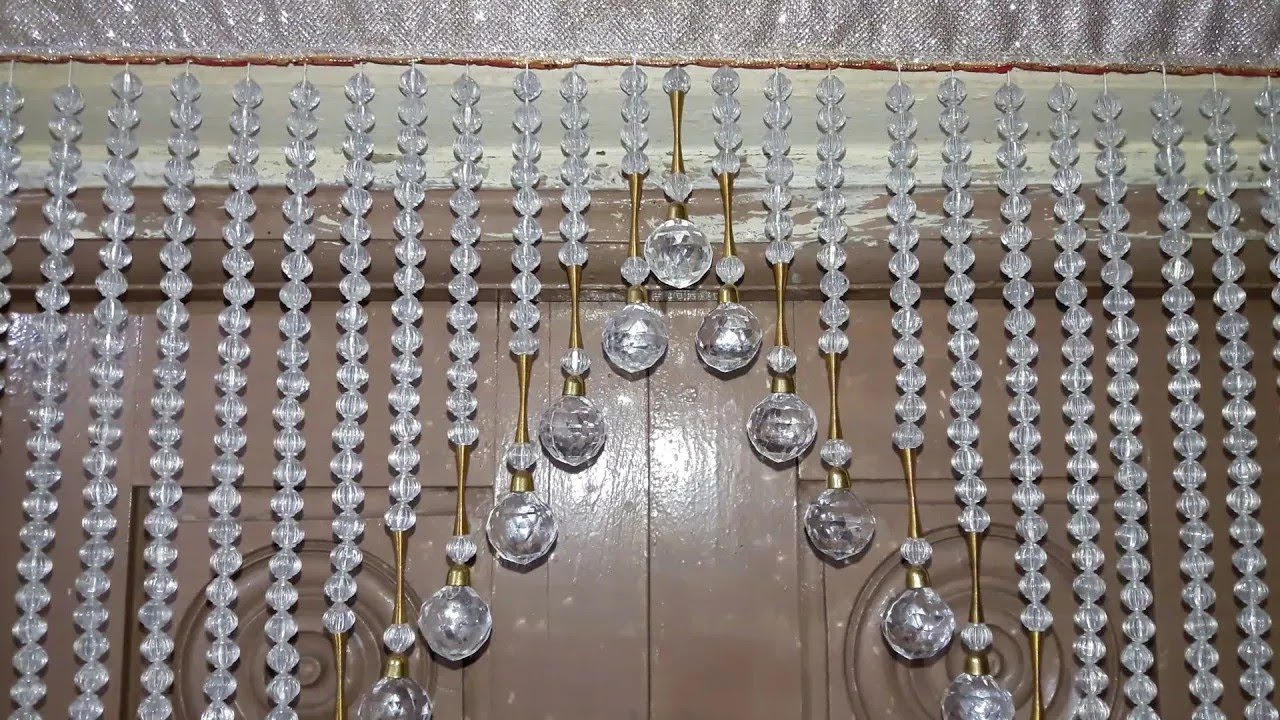 How to Make Wall Hanging/Door Hanging Toran With Crystal Beads | NEW ...