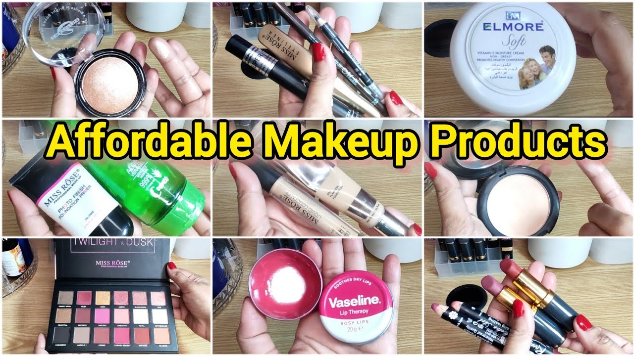 Affordable Makeup Products 💄| Basic makeup products in reasonable ...