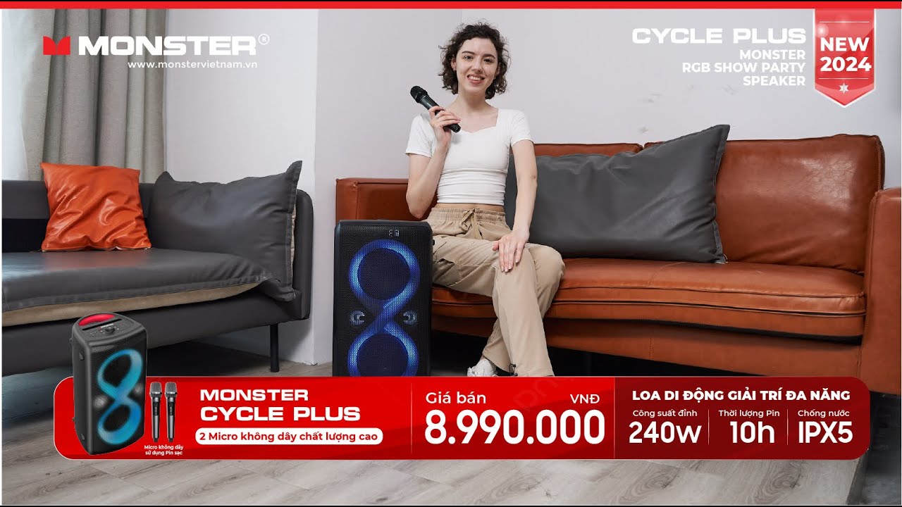 Anh Duy Group | Loa di động giải trí đa năng Monster Cycle Plus - Đáp ứng mọi nhu cầu giải trí ...