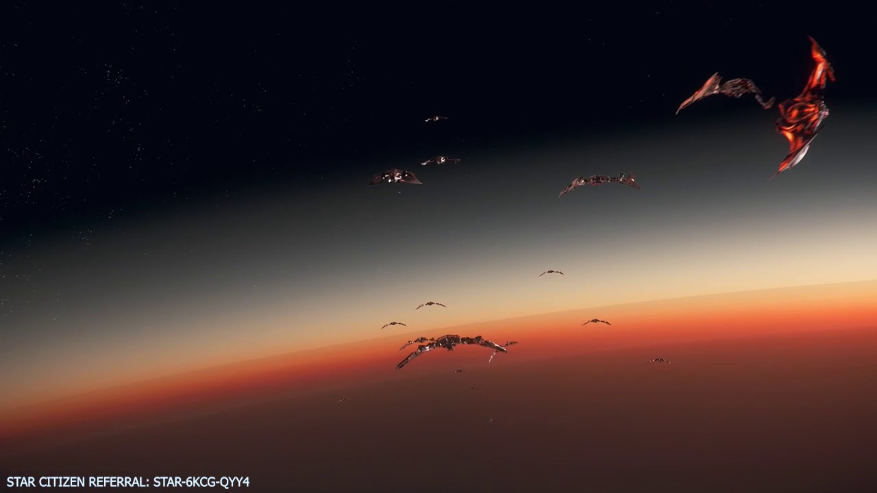 The Vanduul Horde Attacks Aberdeen! Largest Vanduul Fleet EVER ...