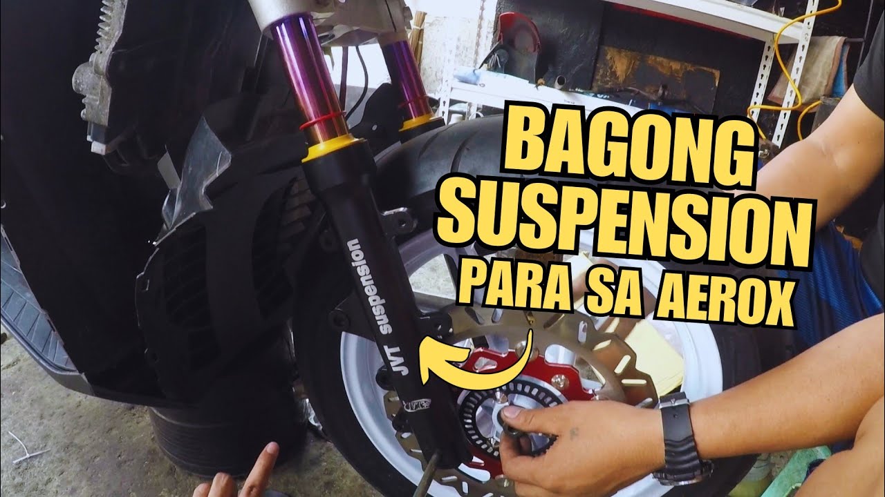 SUSPENSION UPGRADE | JVT SUSPENSION | AEROX 155 - YouTube