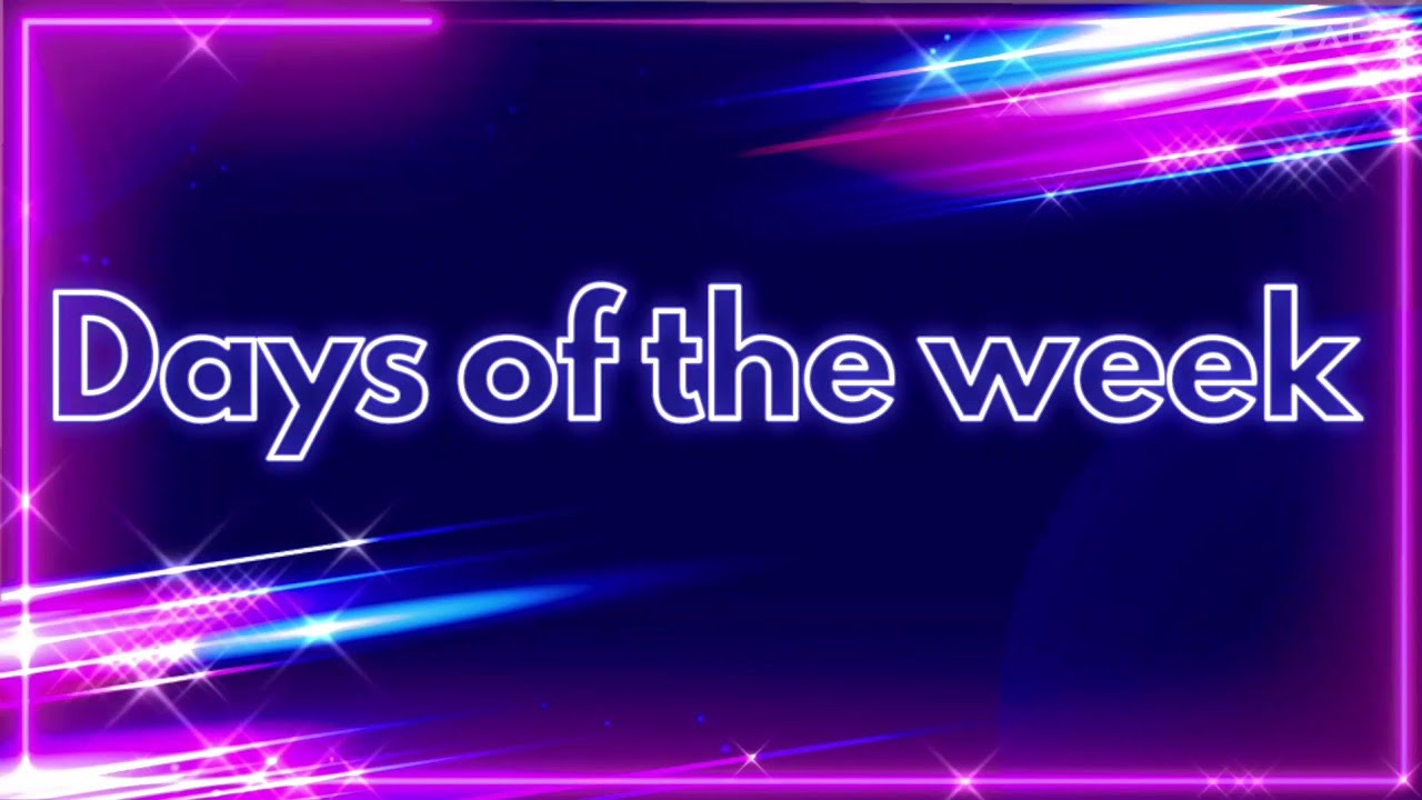Days Of The Week phonetic Pronunciation VirtualVisuals YouTube days-of-the-week-phonetic-pronunciation-virtualvisuals-youtube