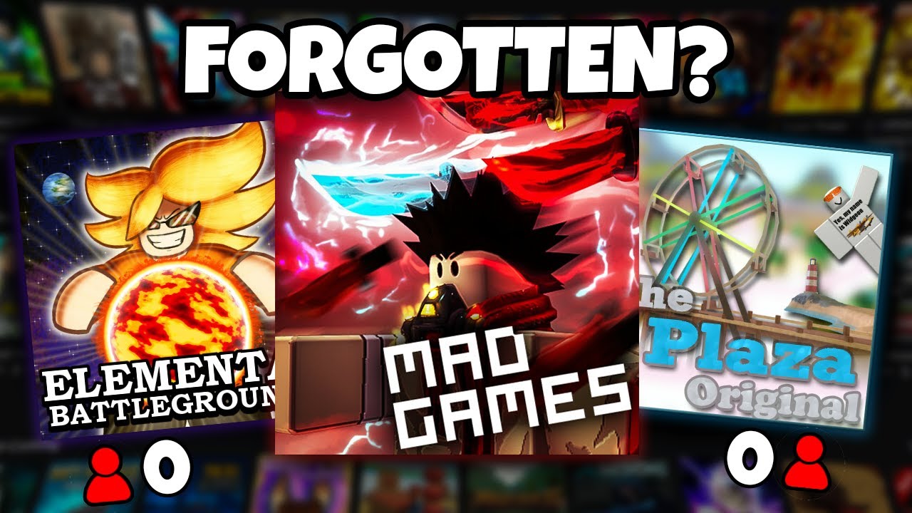 The Forgotten Roblox Games Of 2016 - YouTube