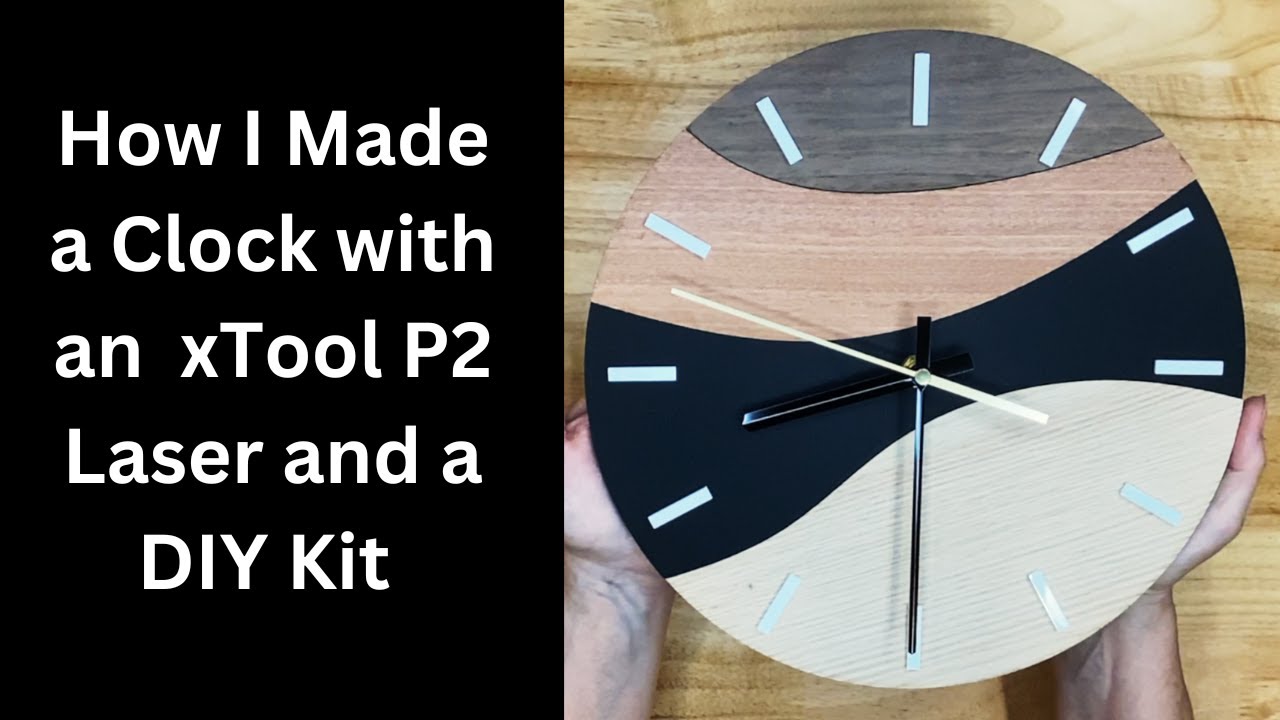 I Made a Clock | #laser #xtool - YouTube