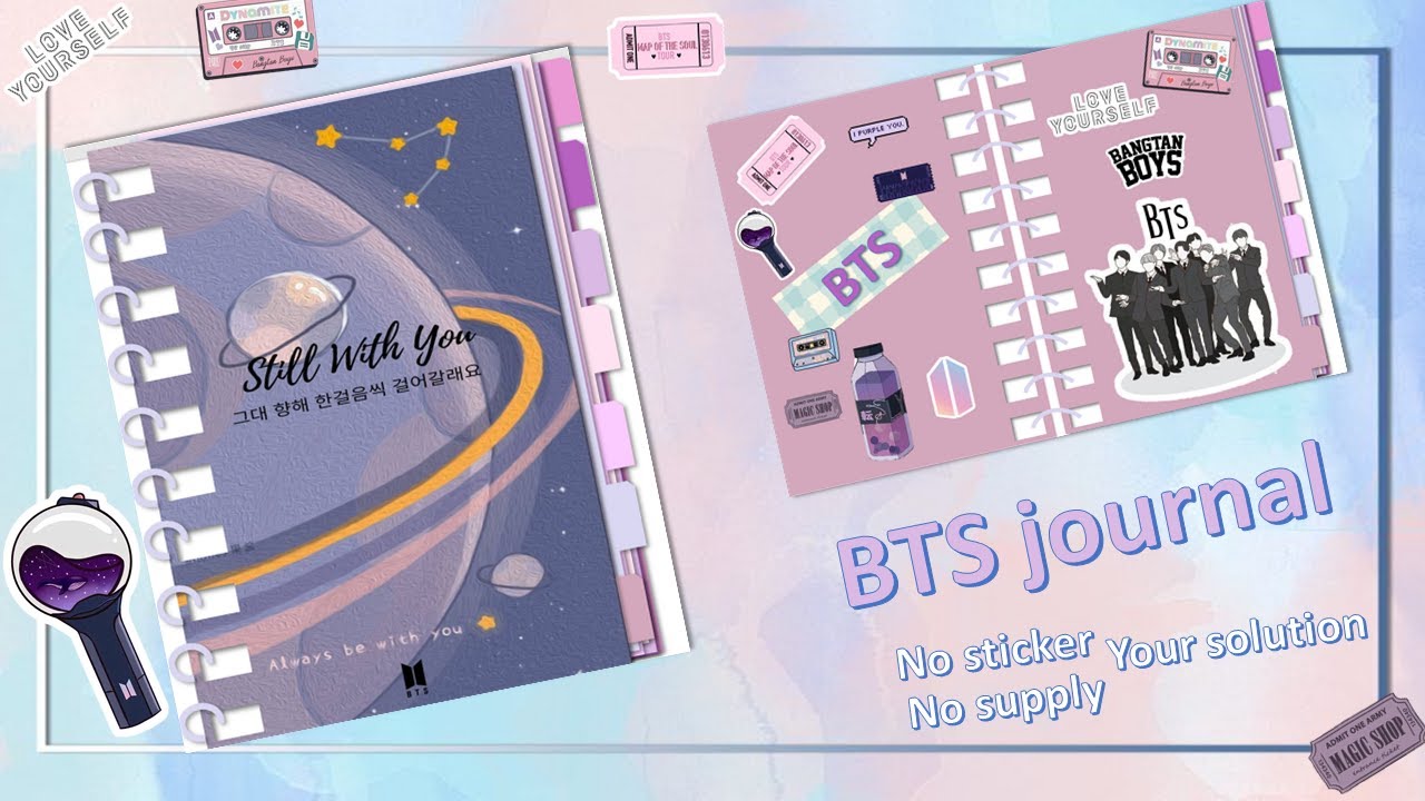 BTS digital journal ♡ (easy and innovative) - YouTube