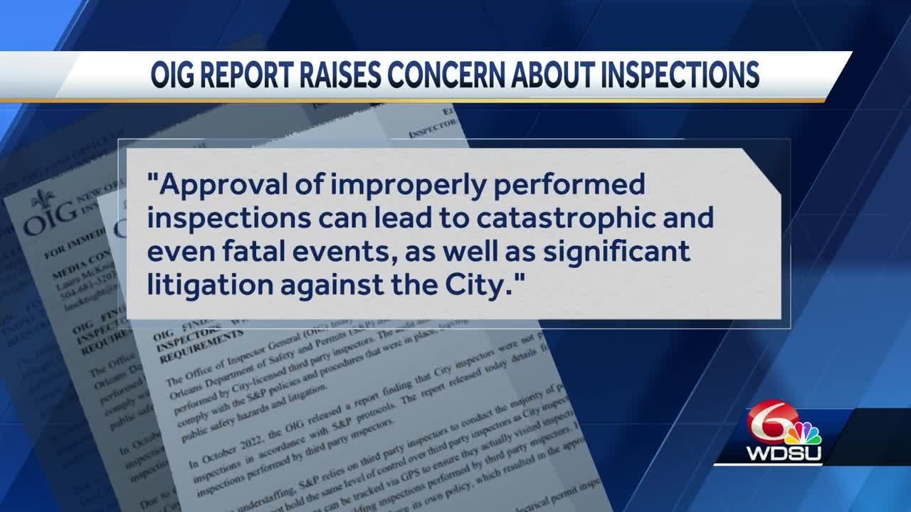 OIG report: Safety and Permits approved work for inspectors without ...