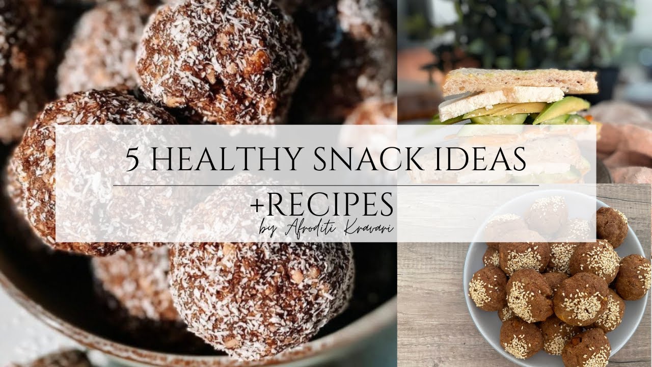 5 υγιεινές και νόστιμες ιδέες για snack to go! + 3 συνταγές | Afroditi ...
