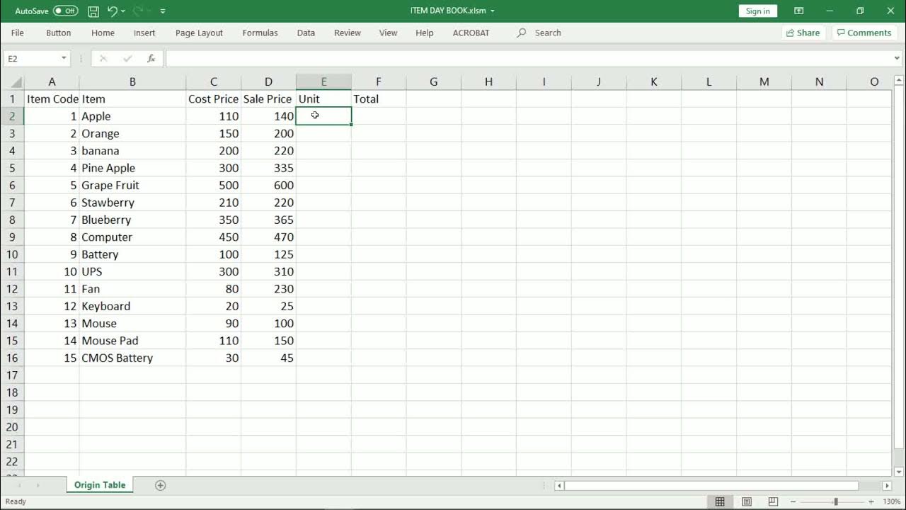 Simple Data Entry Form creation in Excel using VBA Programming ( Part 13 ) - YouTube
