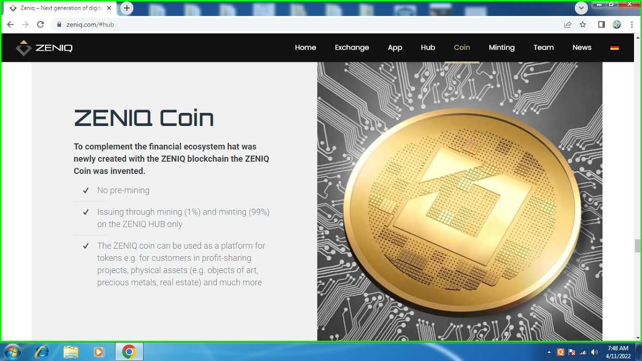 ZENIQ COIN - NEXT GENERATION DIGITAL ASSET MANAGEMENT - YouTube