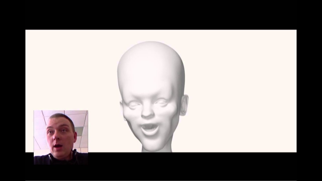 EUE 'Meekon' (Markerless Facial Mocap) Raw Capture - YouTube