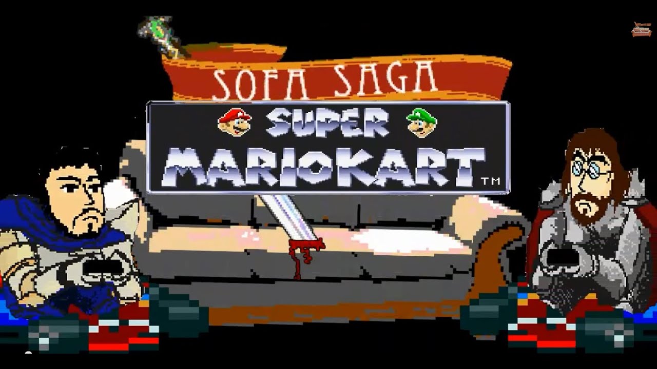 Super Mario Kart (SNES) - Multitap That | Sofa Saga - YouTube