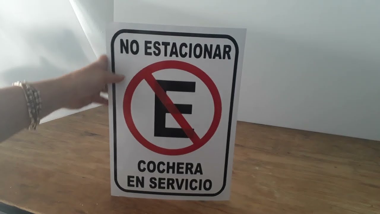 Letrero 25x35cm lamina Galv calibre 24 - YouTube