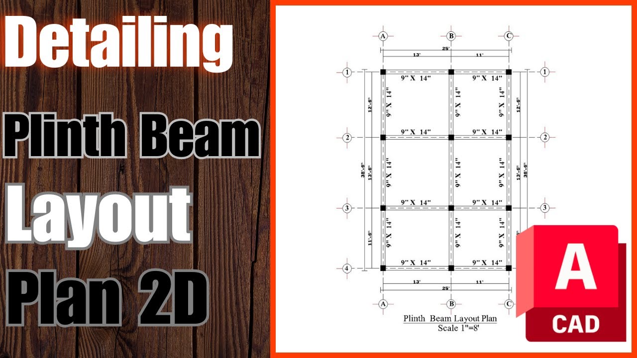 how to make Plinth beam, How to make plinth beam in autocad, how to ...