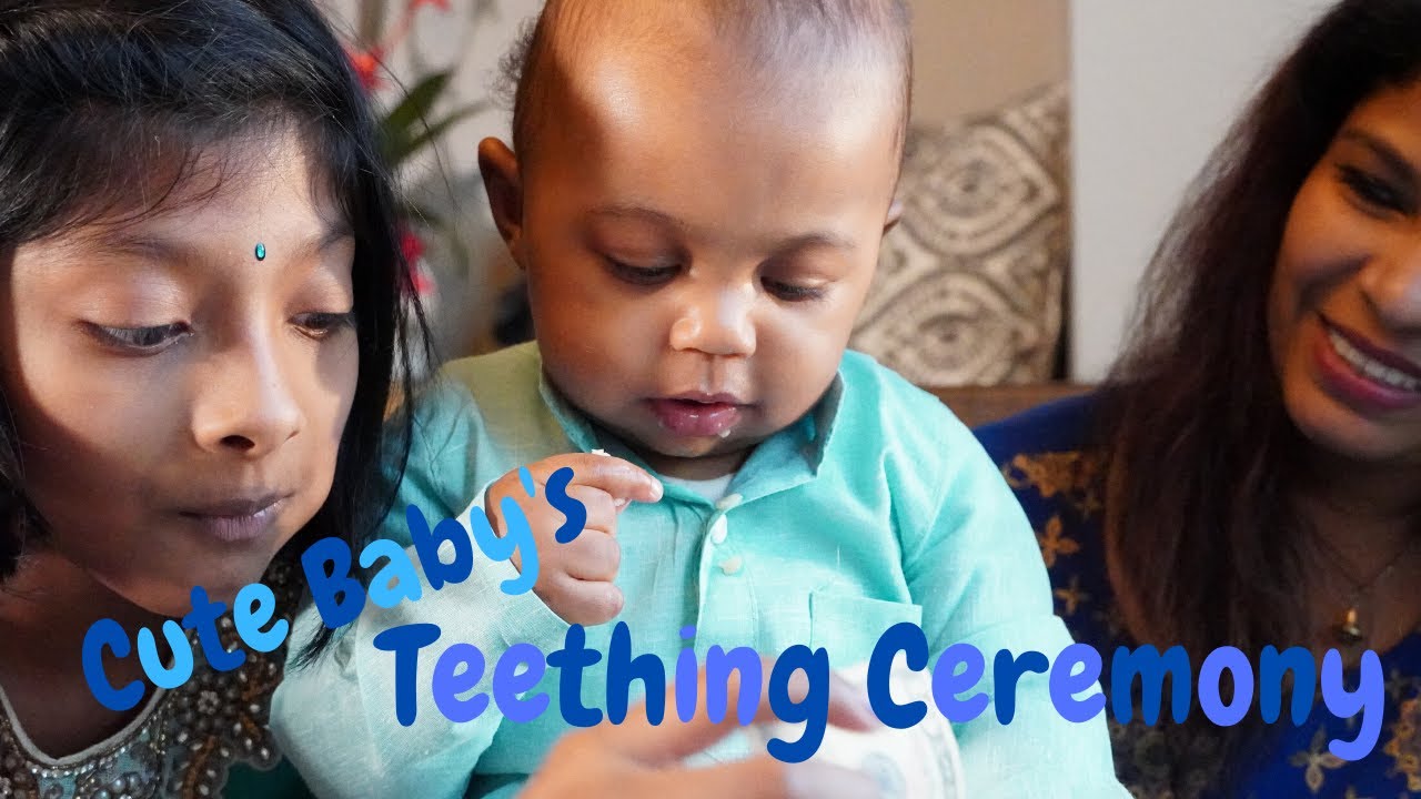 Cute Baby's Teething Ceremony - YouTube