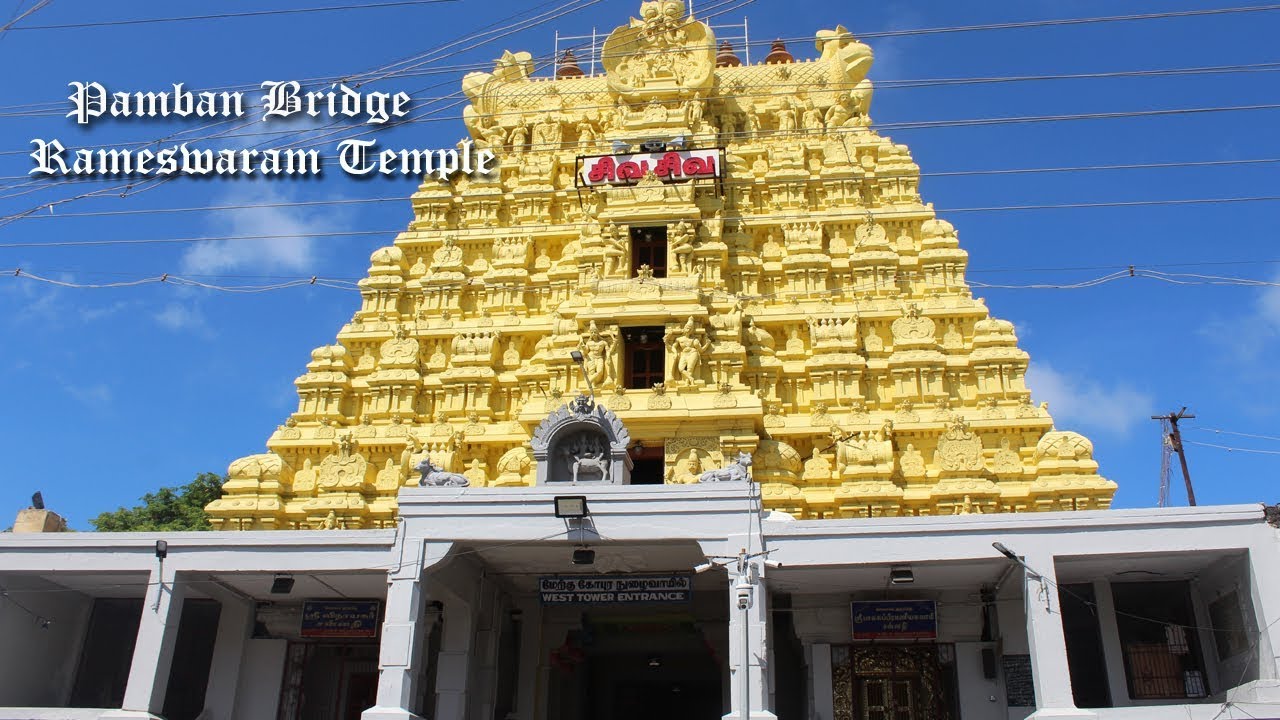 Pamban Bridge and Rameswaram Temple, Tamil Nadu, India - YouTube