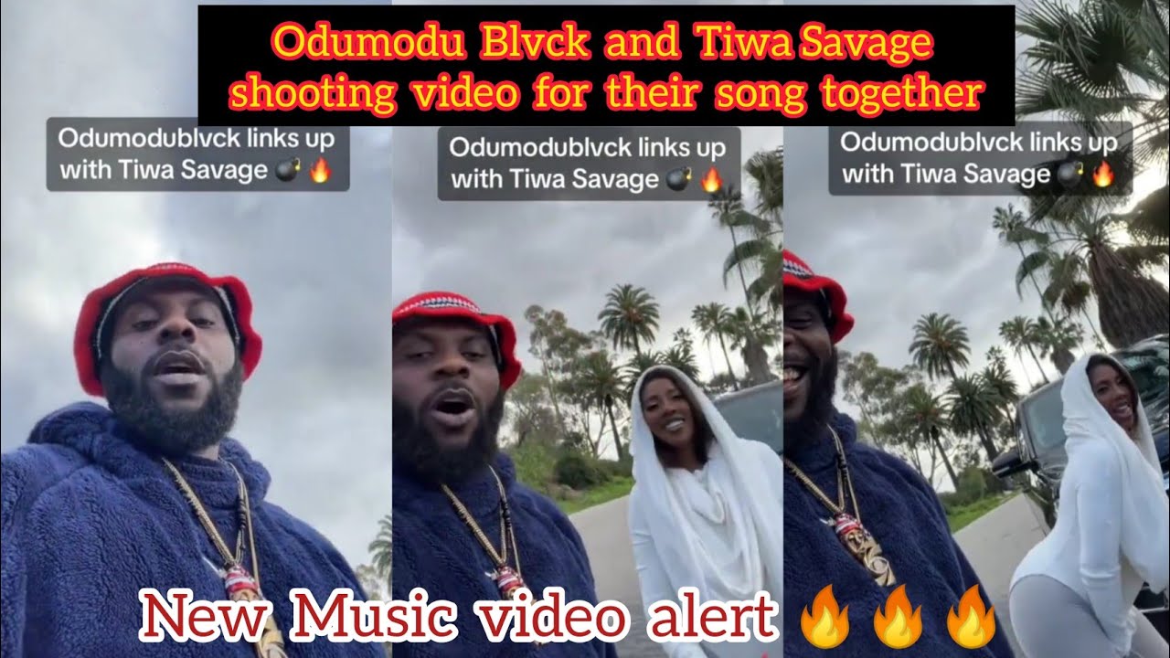 Odumodu Blvck and Tiwa Savage links up for the second time as they set ...