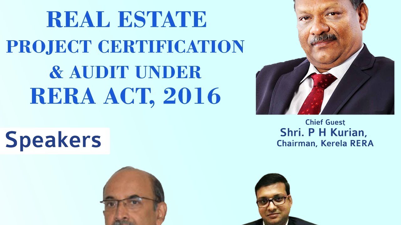 “National Webinar on - Real Estate Project Certification & Audit under ...
