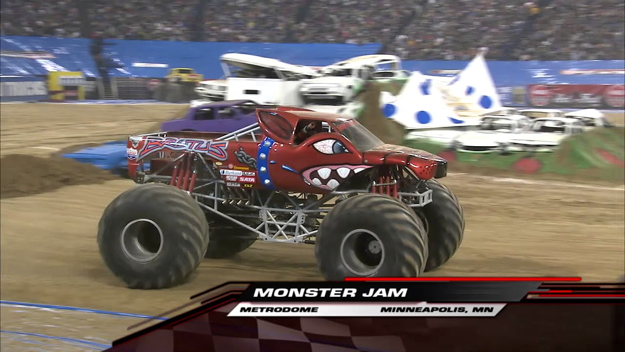 Monster Jam - 2008 - Metrodome - Minneapolis, MN - Freestyle - YouTube