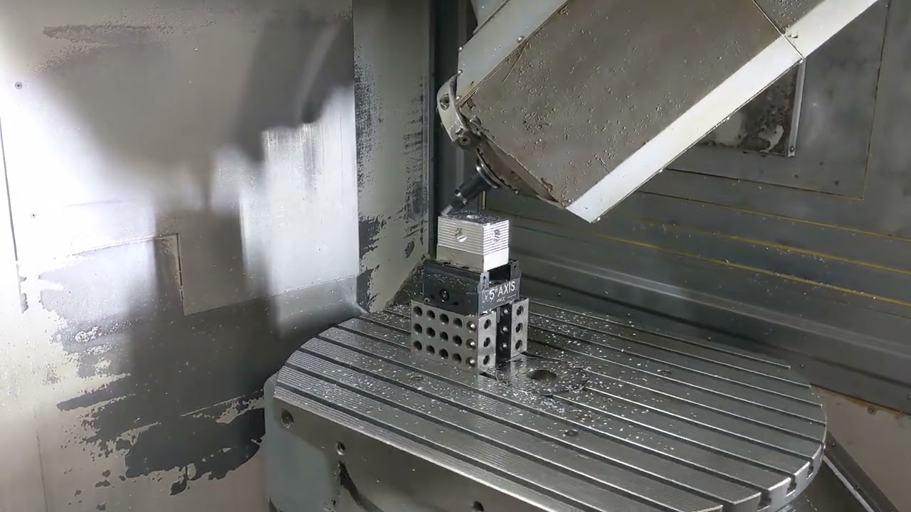 DMU 80P 5 Axis test - YouTube