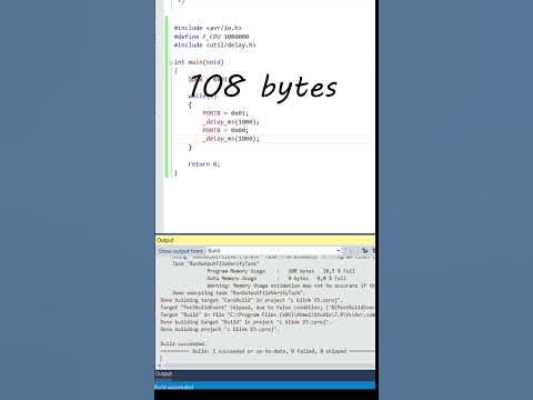 Blink code size test - Arduino vs C vs Assembly - YouTube