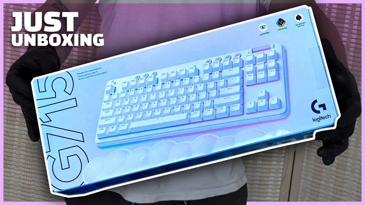 Logitech G715 Wireless Gaming Keyboard - UNBOXING ASMR - YouTube