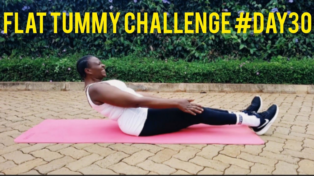 Flat Tummy Challenge Day #30 - YouTube