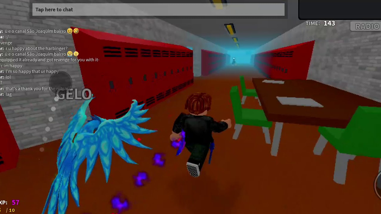 Peguei a faca muito linda do murder roblox - YouTube