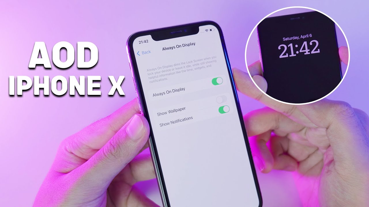 Ever Seen Alway On Displays on iPhone X - Cool Right? - YouTube