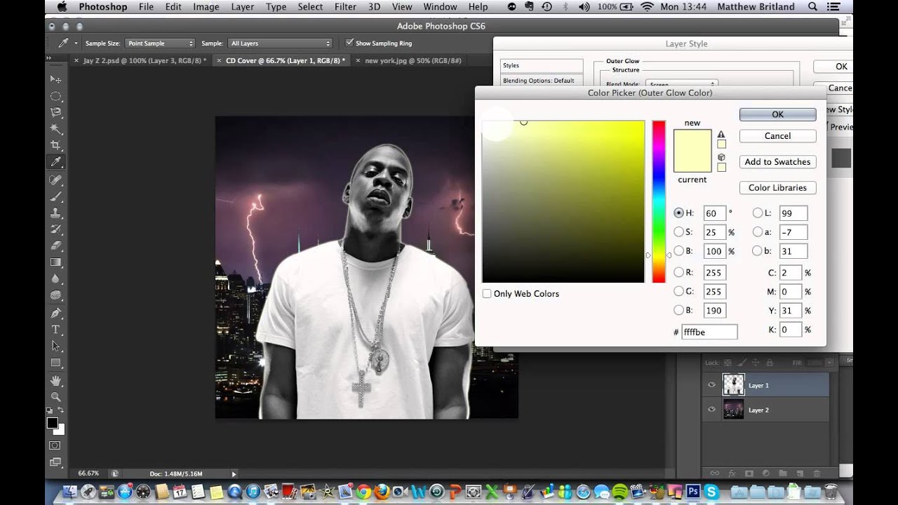 Photoshop Album Cover Tutorial 2: Combining Images/Colour Correction ...