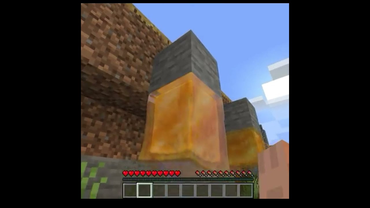 real honey block in Minecraft / too realistic Minecraft #shorts # ...