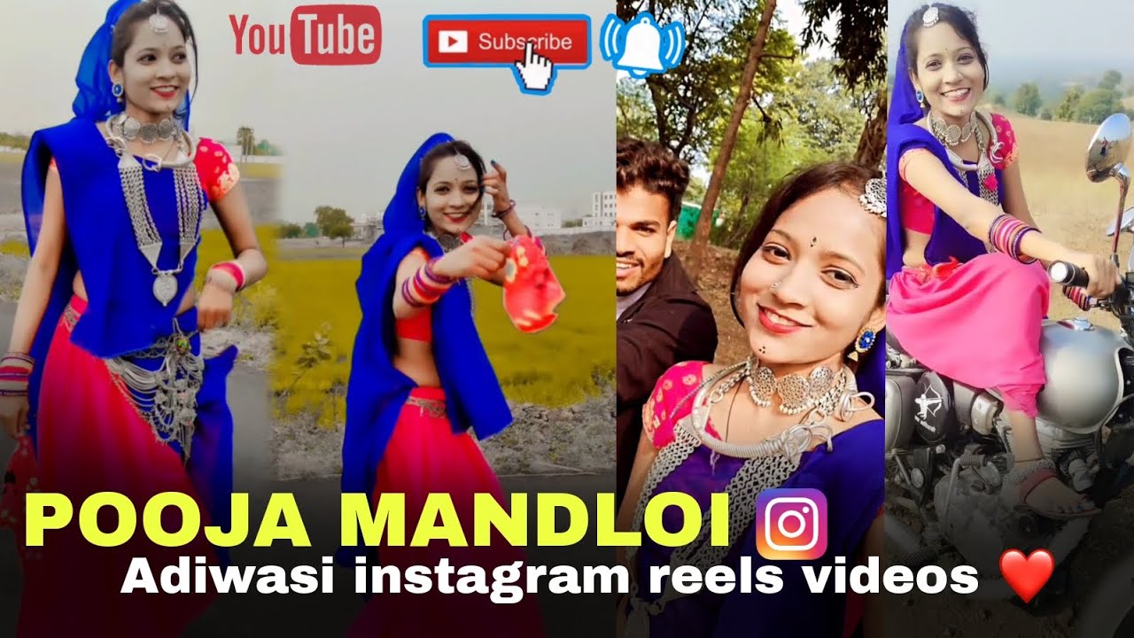 POOJA MANDLOI instagram reels videos || aadiwasi instagram reels videos ...