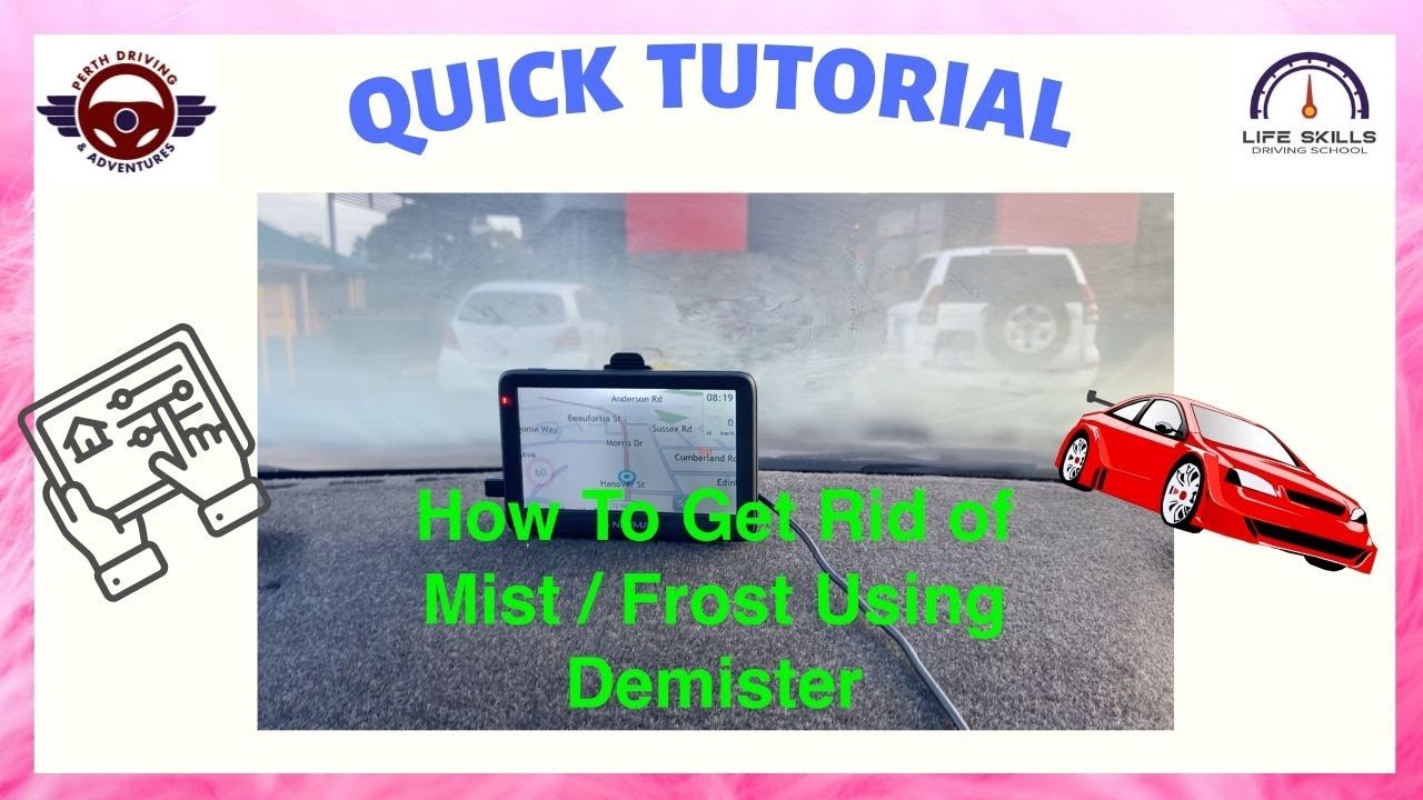 Quick Tutorial - How To Get Rid of Mist/Frost on Car Windshield # ...
