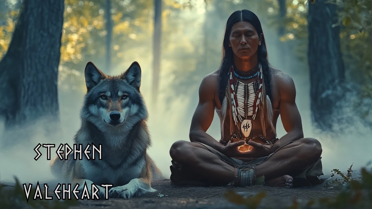 Sacred Silence 🌲🐺 Native American Flute | Healing Meditation Music for ...