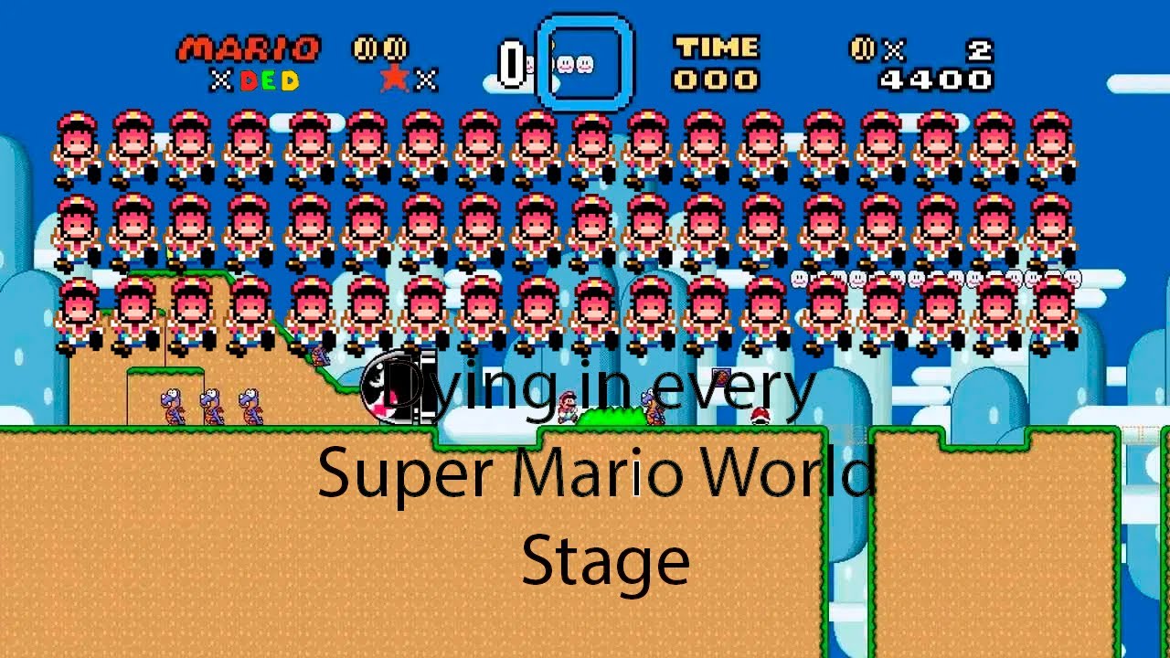 How to DIE in every Super Mario World Stage - YouTube