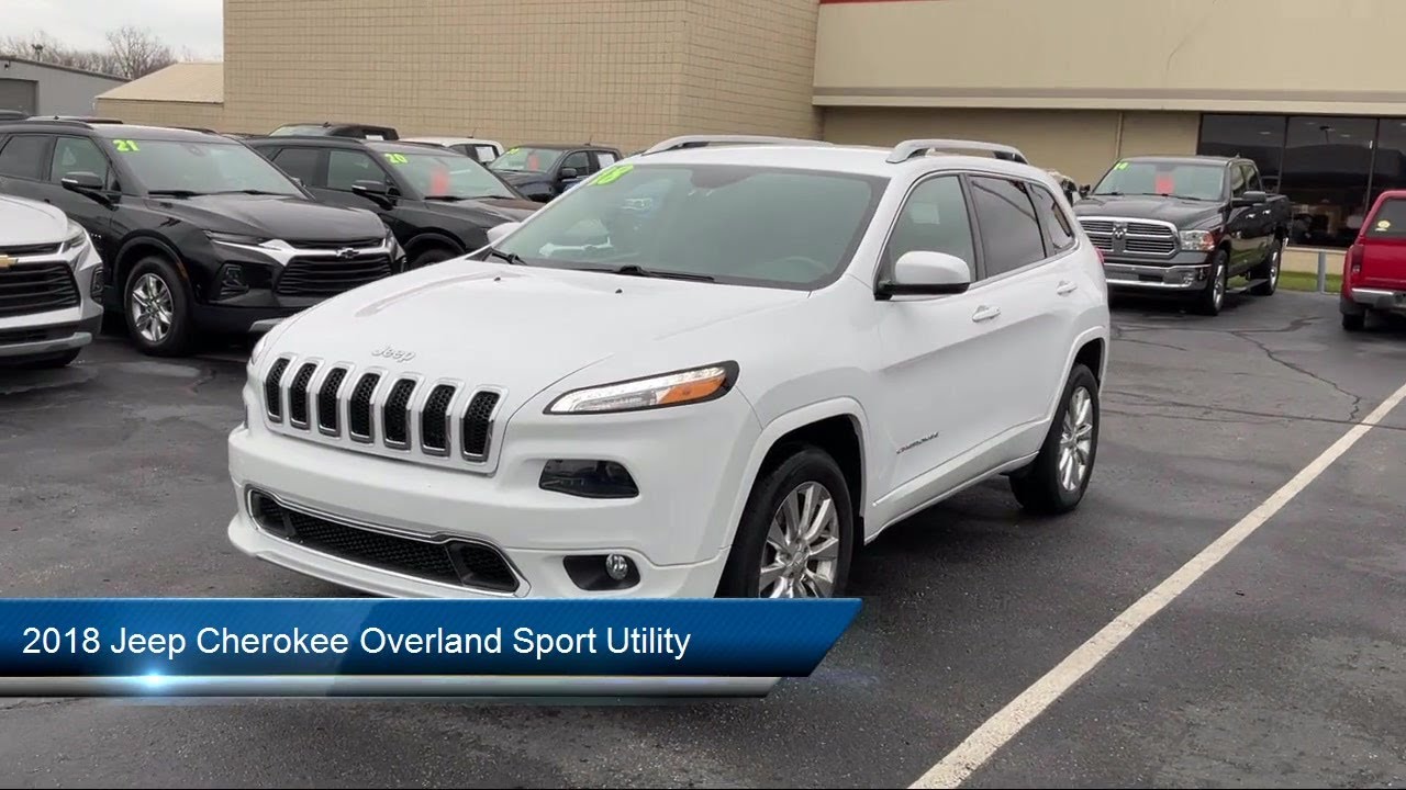 2018 Jeep Cherokee Overland Sport Utility Woodhaven Trenton Wyandotte ...