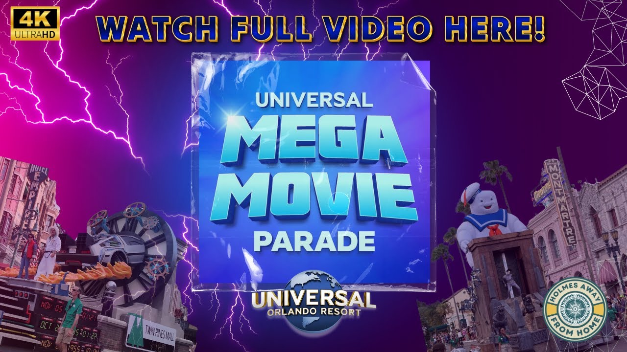 Universal Mega Movie Parade | Full Parade POV | Universal Studios ...