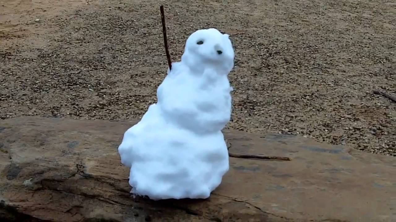 Zion National Park - One-Armed Mini Snowman - YouTube