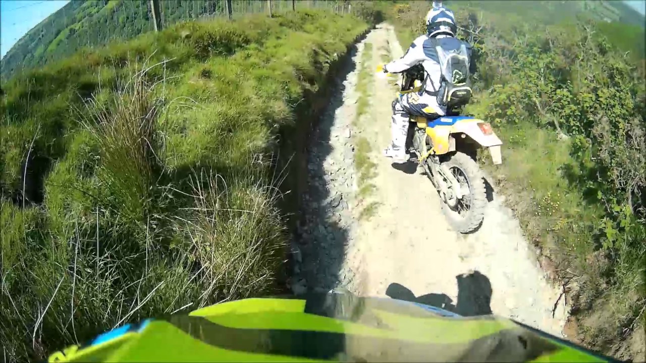 Trail riding in Wales day 3 with Old Knobblies - YouTube