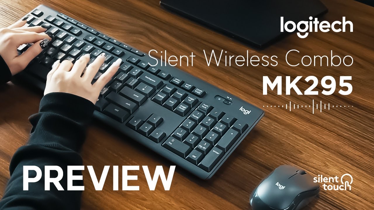[4K] Logitech MK295 Silent Wireless Combo / 로지텍 MK295 무소음 무선 콤보 - YouTube