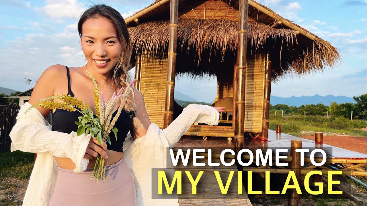 Living Thai Rural Life - Walking Tour in Northern Thailand Village ...