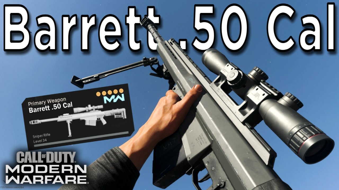 .50 CAL Loadout - Barrett .50 Cal & Desert Eagle on Modern Warfare 2019 ...