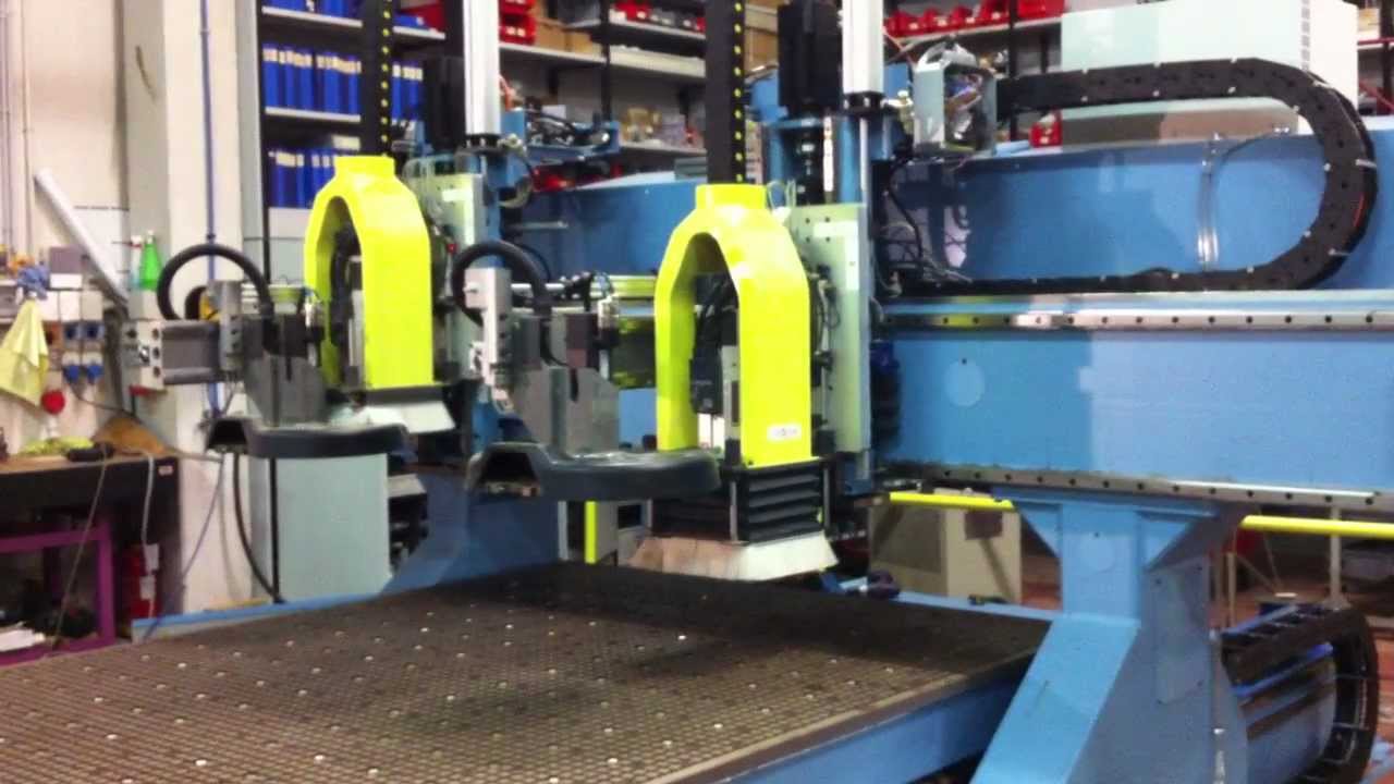 Multiax N Series CNC Gantry Router - YouTube