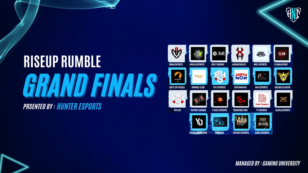 Rise Up Rumble | Grand-Final's | Hunter Esports | BGMI - YouTube