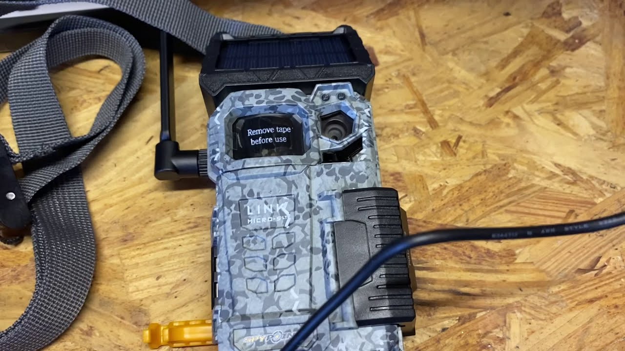 SPYPOINT LINK-MICRO-S-LTE Solar Cellular Trail Game Camera Unboxing ...