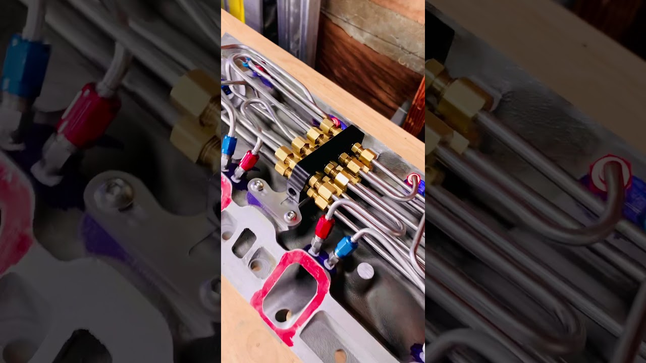 Ford GT40 intake Hidden nitrous kit. - YouTube