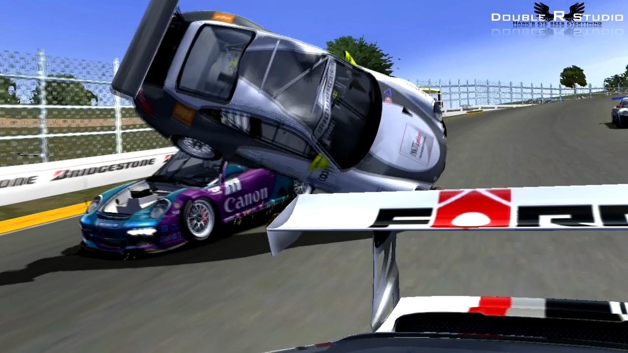 rFactor crashes - YouTube